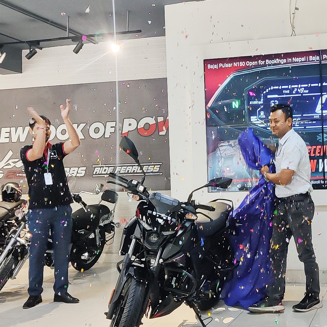 Hansraj Hulaschand & Co. Launches All-New Pulsar N150 in Nepal - || ShareSansar